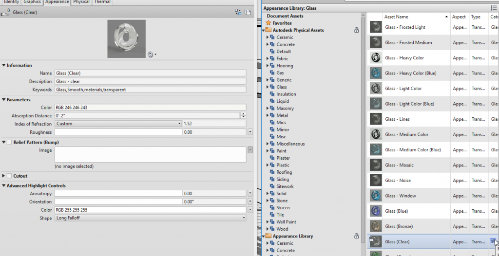 Working With Revit 2019 Advanced Materials - RevThat